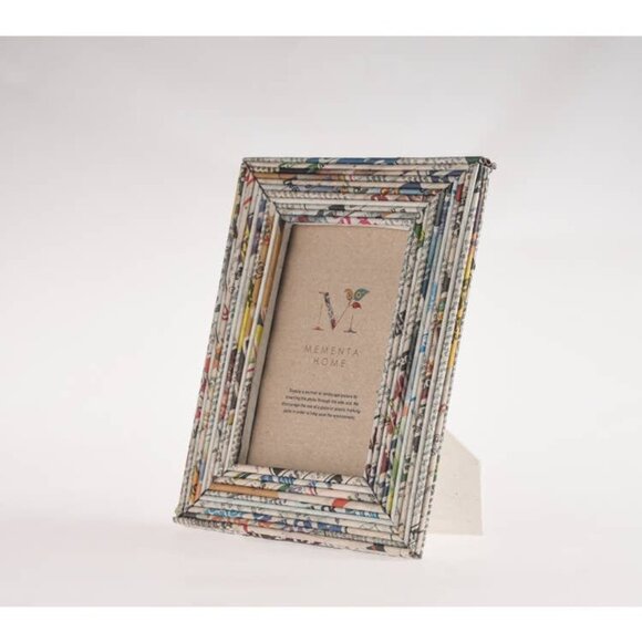 Accents | Handmade Newspaper Picture Frame Print | Poshmark